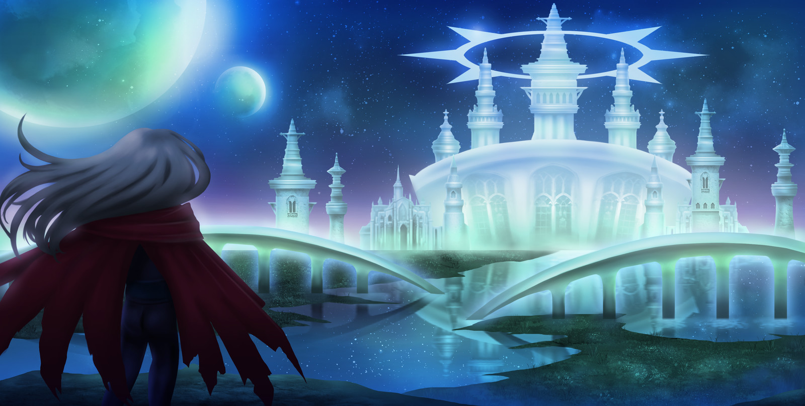 Nadiah Najib - Celestial Castle Environment Concept Art