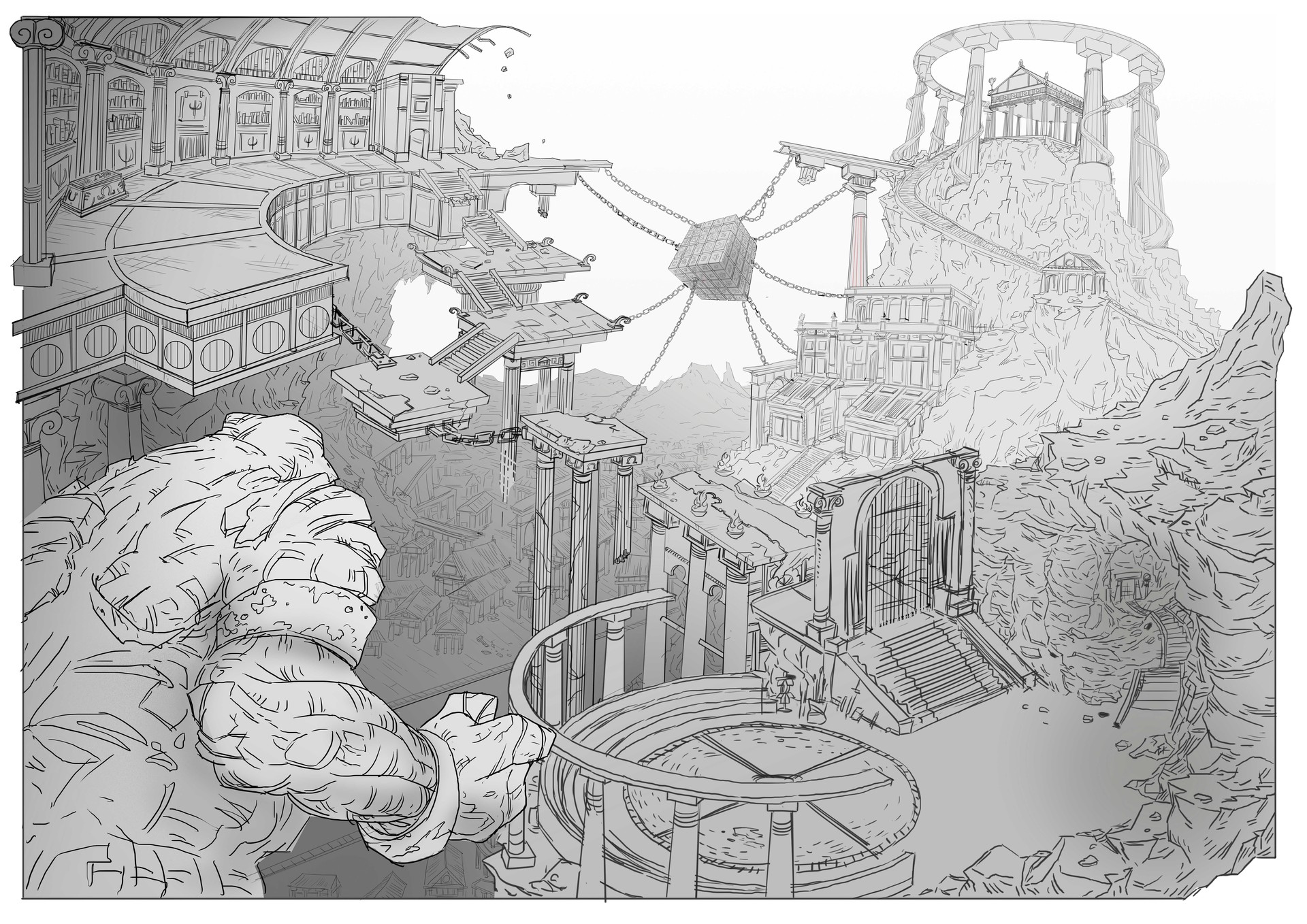 ArtStation - Level Design - GOW III