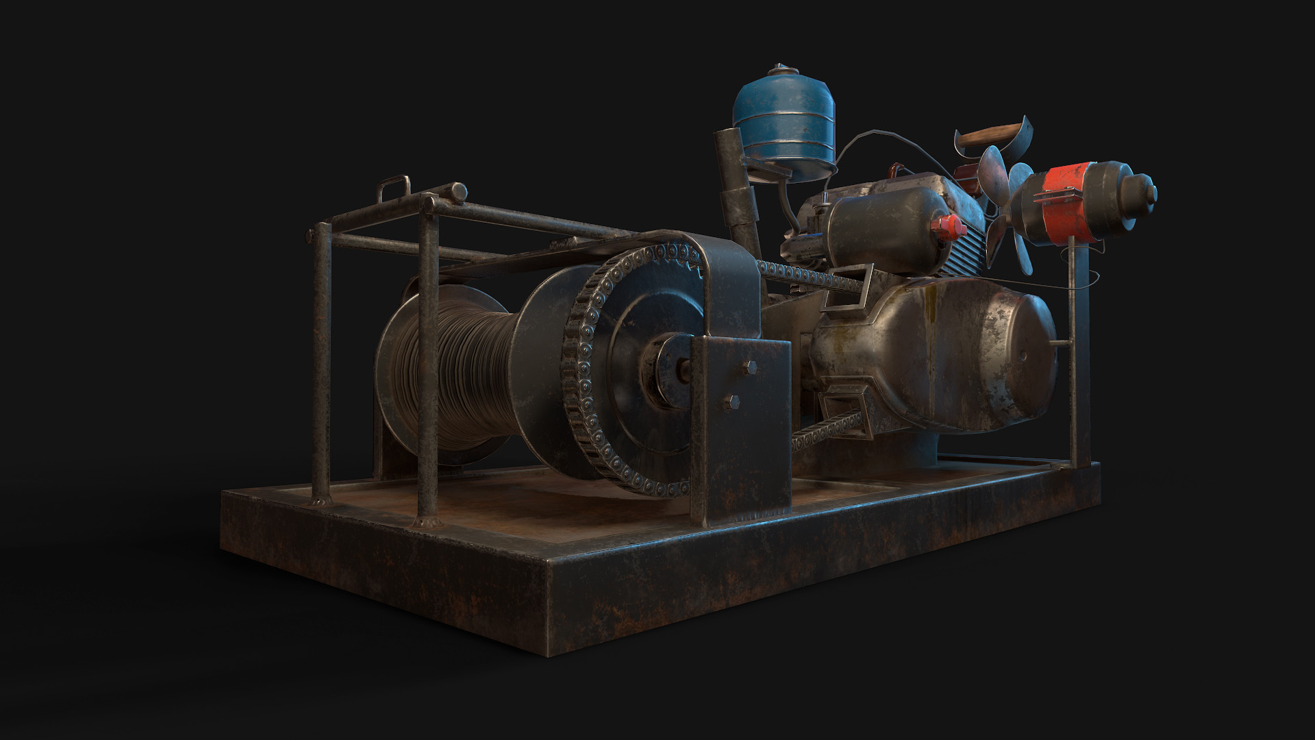 ArtStation - Garage workshop props.