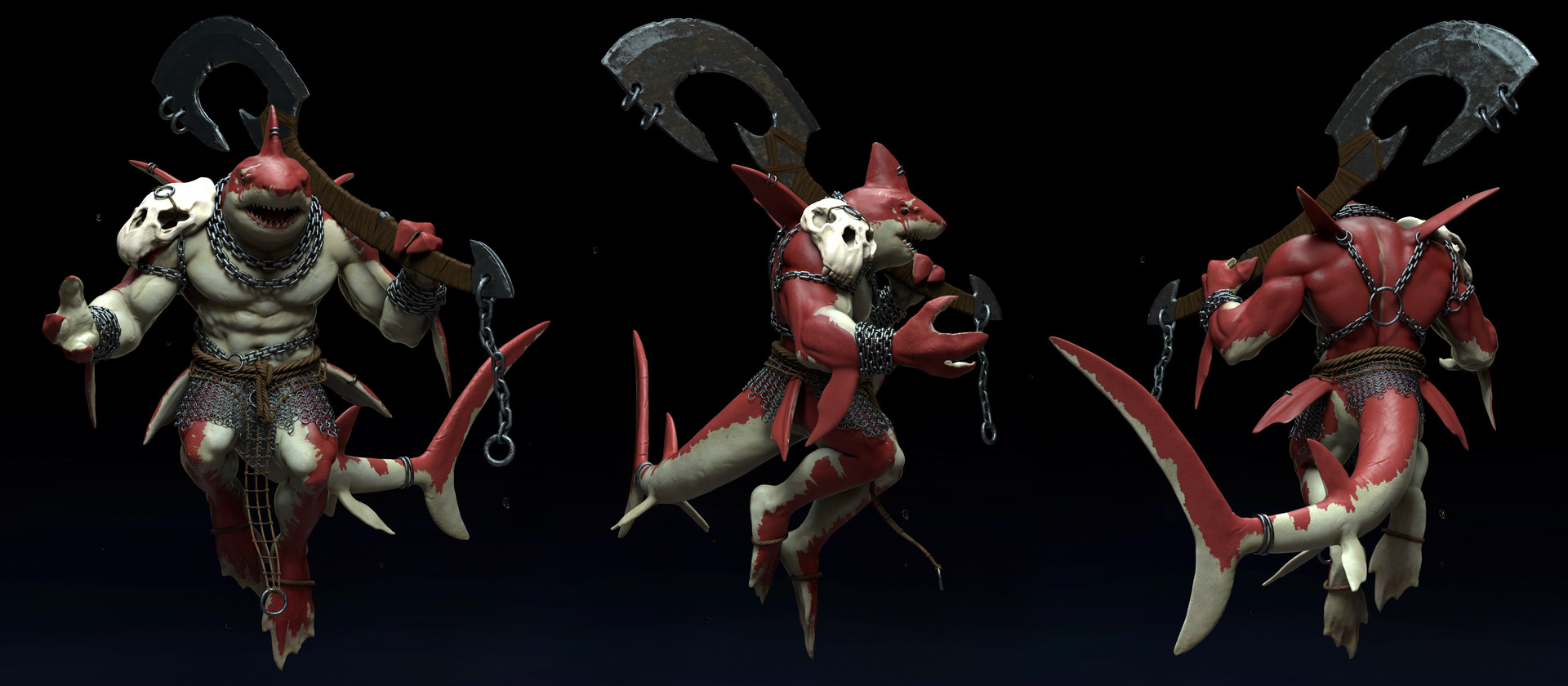 Marcio Rabelo - Tahk - Beneath the Waves - Artstation Challenge