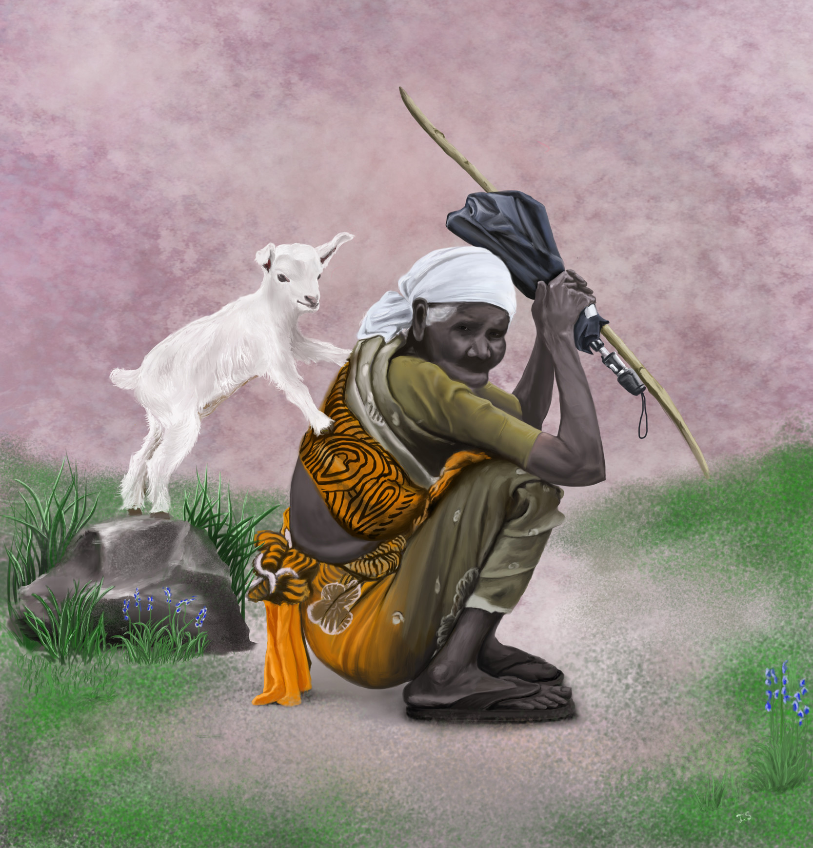 ArtStation - The Old Lady