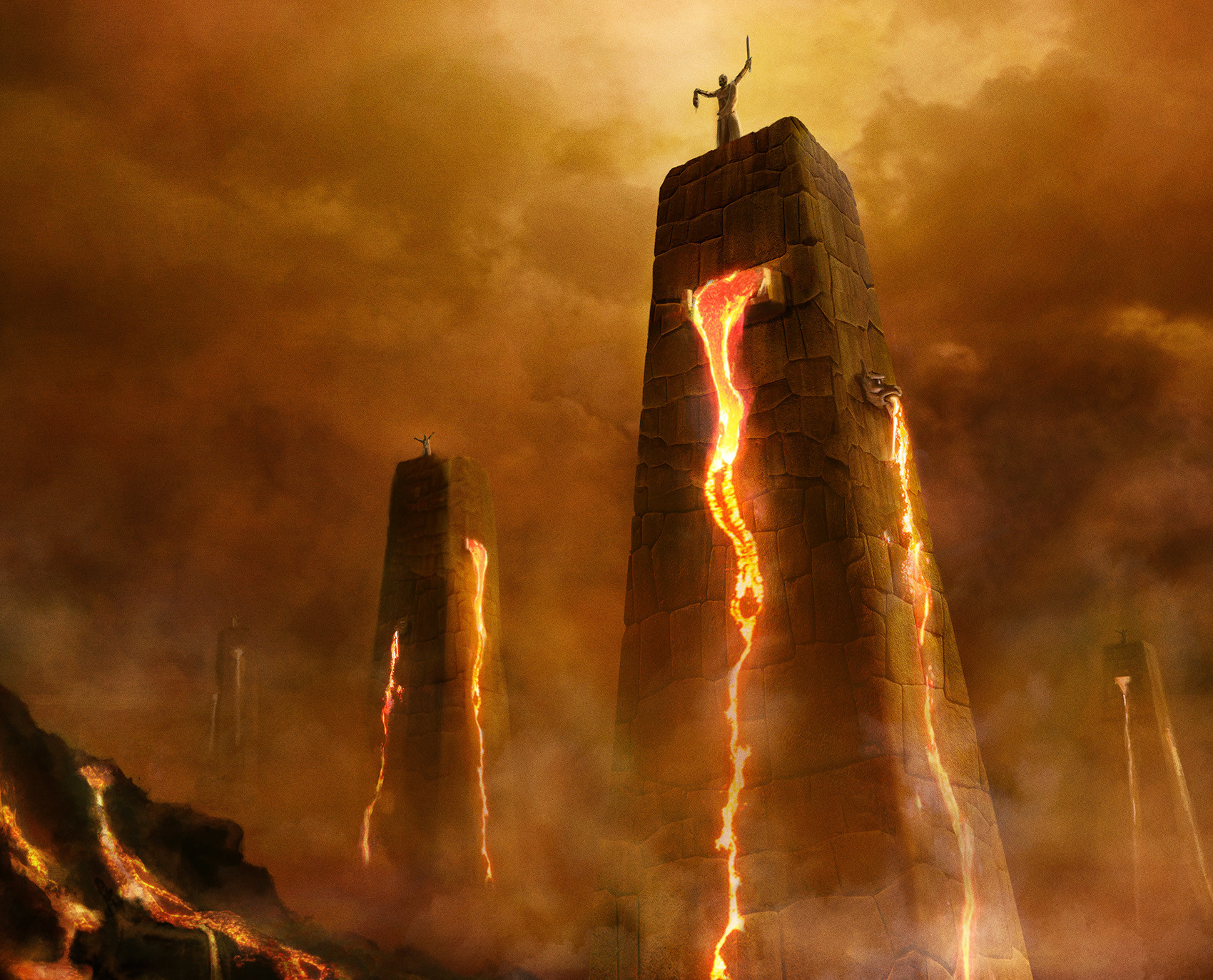 ArtStation - Fire Towers