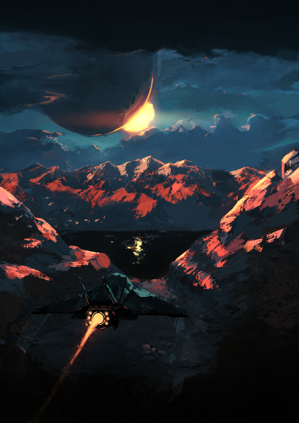 Art, Nature, Landscape, Gif on Tumblr