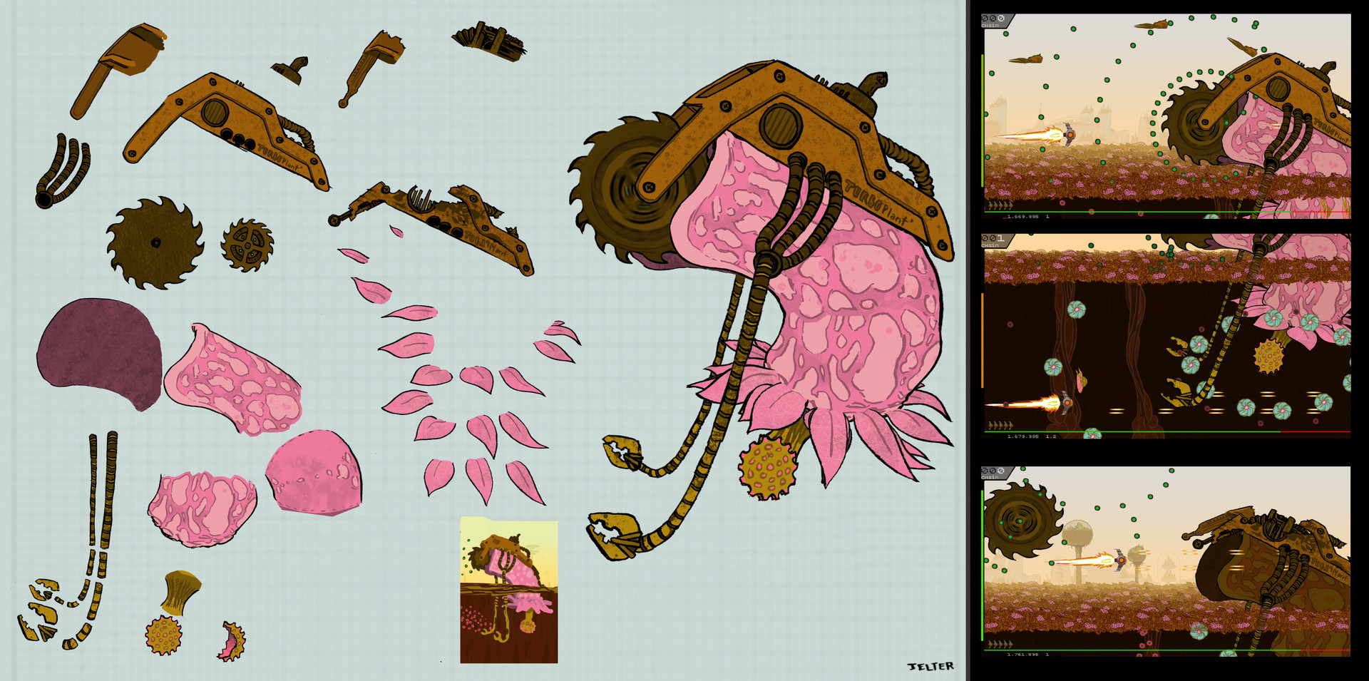 ArtStation - Plant boss assets