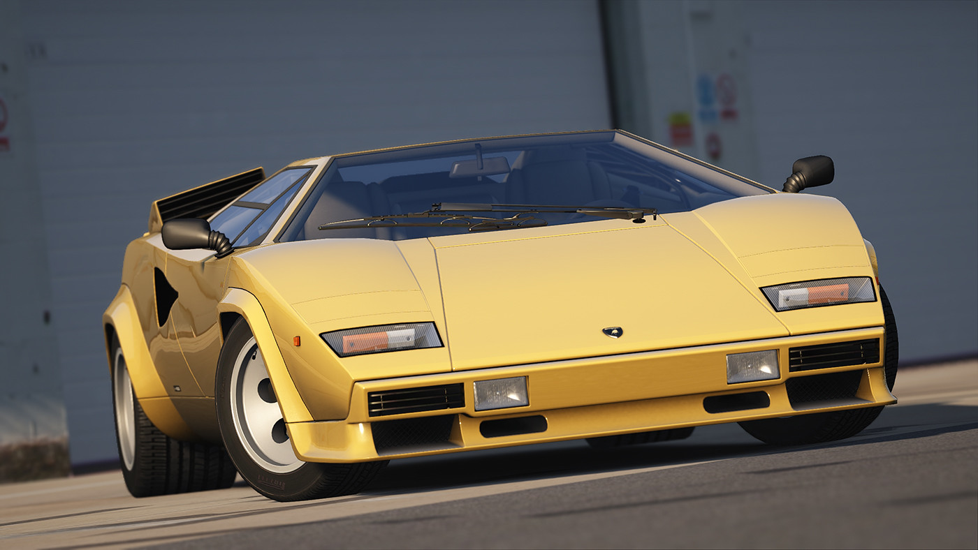 Mirza Rustemović - Game Modeling : Lamborghini Countach 5000 QV