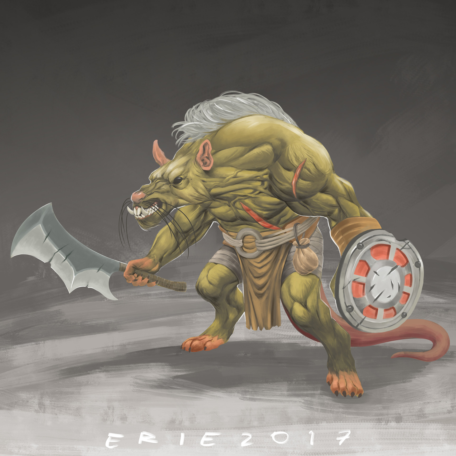 ArtStation - rodent warrior