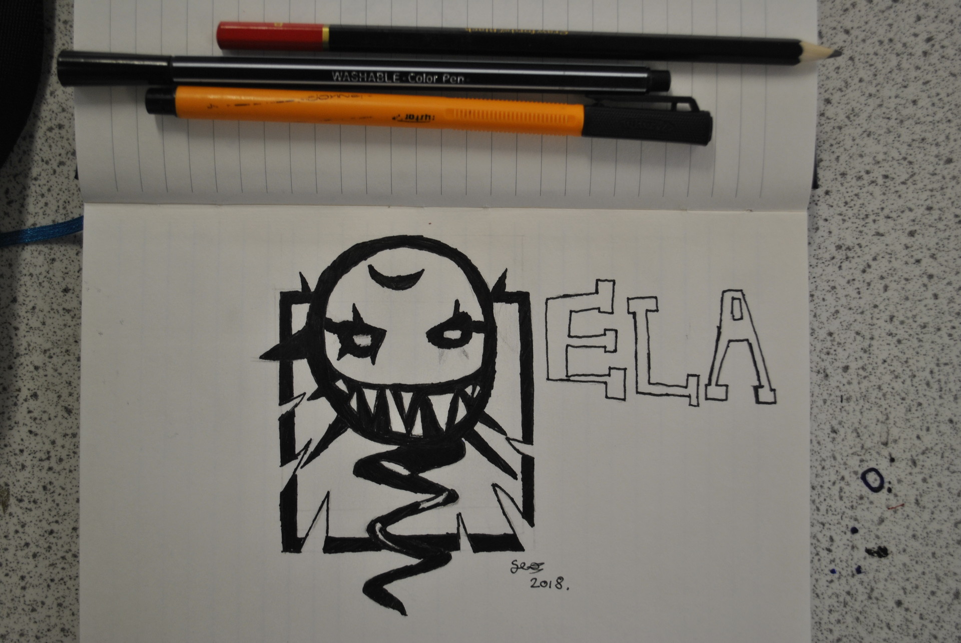 ArtStation - Journal Work pt. 3 - Rainbow Six Siege - Ela Symbol Black ...