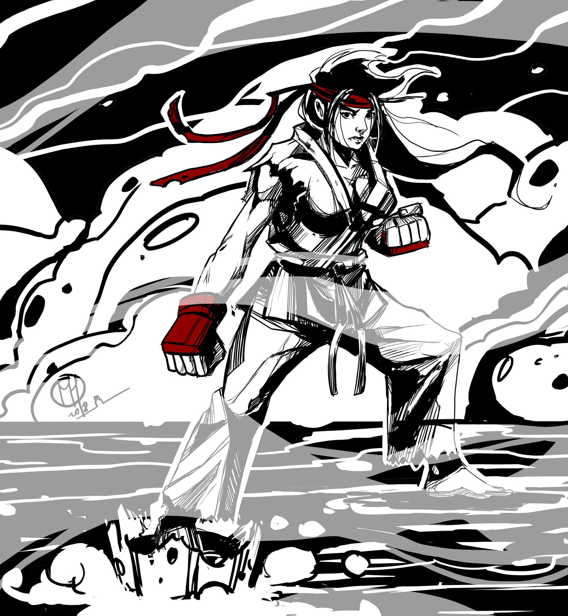 ArtStation - RYU Girl Street Fighter