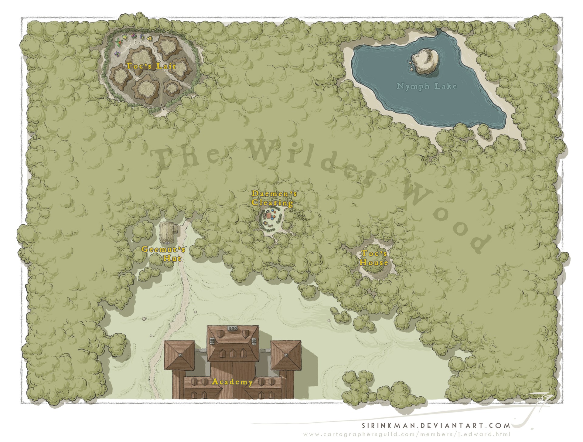 ArtStation - Wizard's Academy - the school and grounds