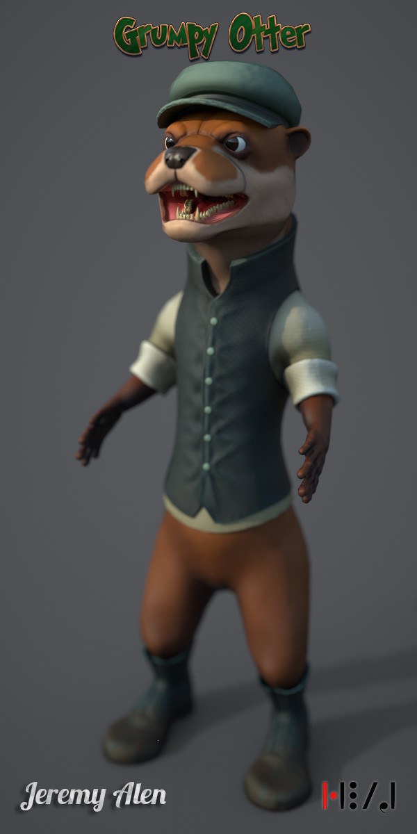 ArtStation - Grumpy Otter Characters