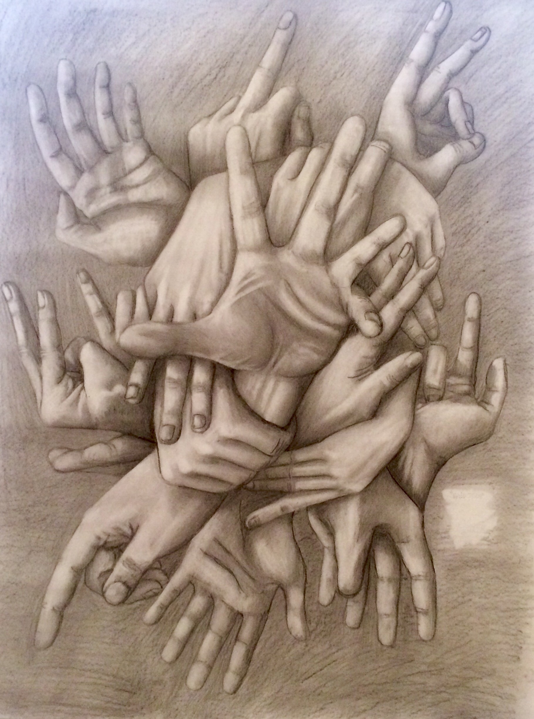 ArtStation - Hand study in graphite