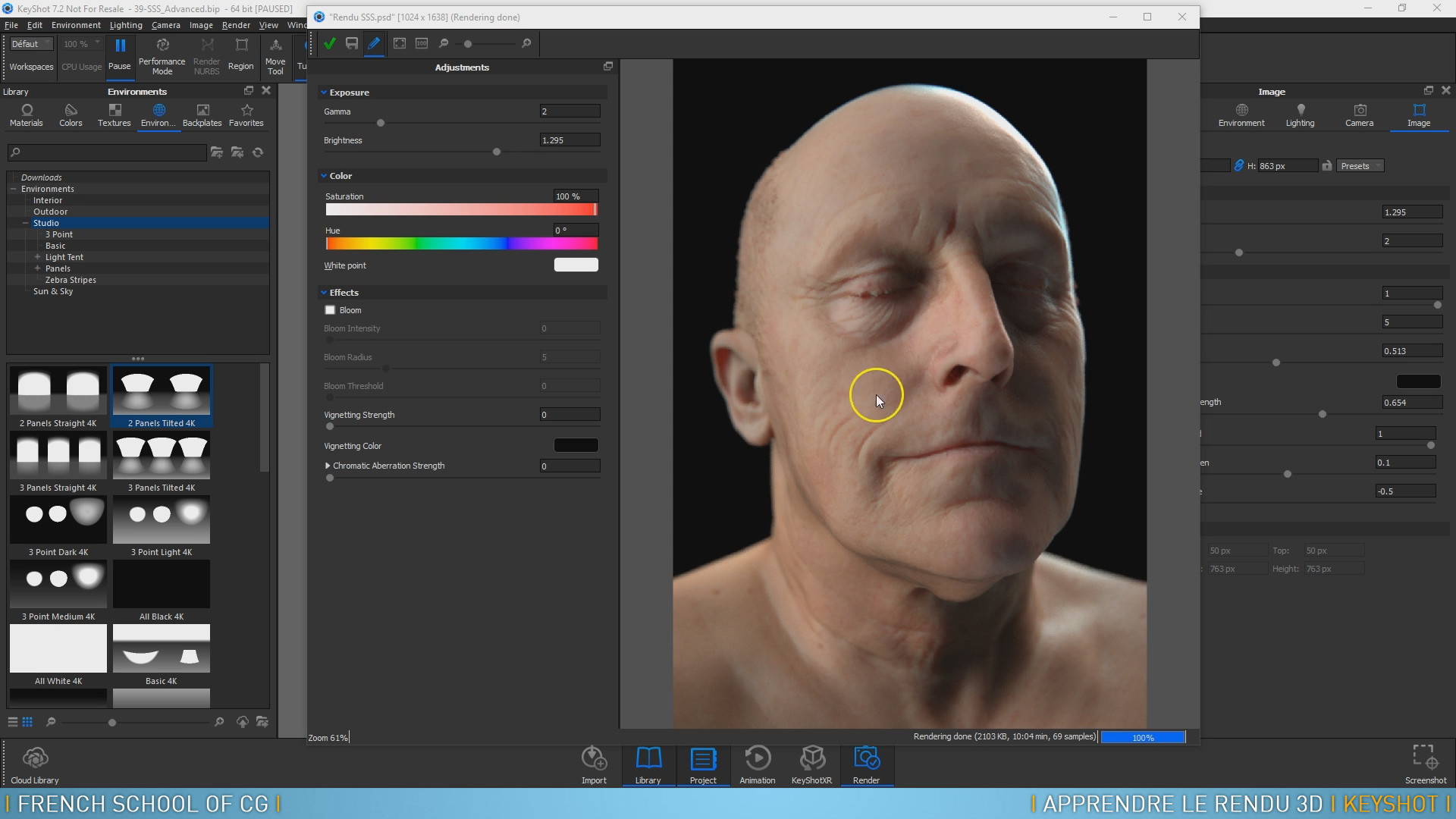 French School of CG - Keyshot 3D training course