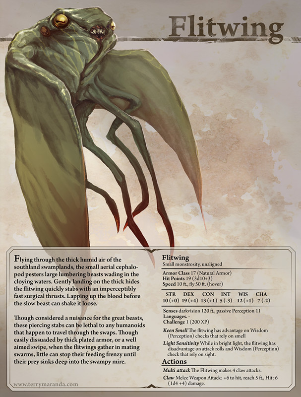 Terry Maranda - Flitwing - Playable in D&D 5e