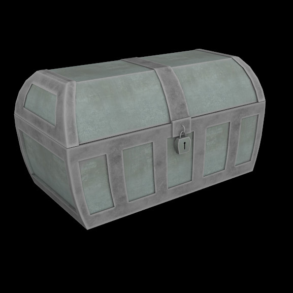 ArtStation - Game Object - Silver Chest