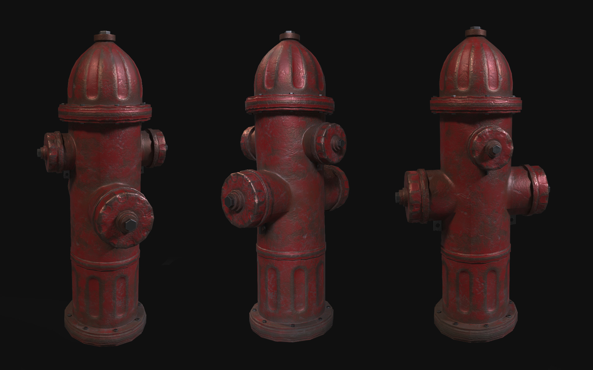 ArtStation - Fire Hydrant Low poly