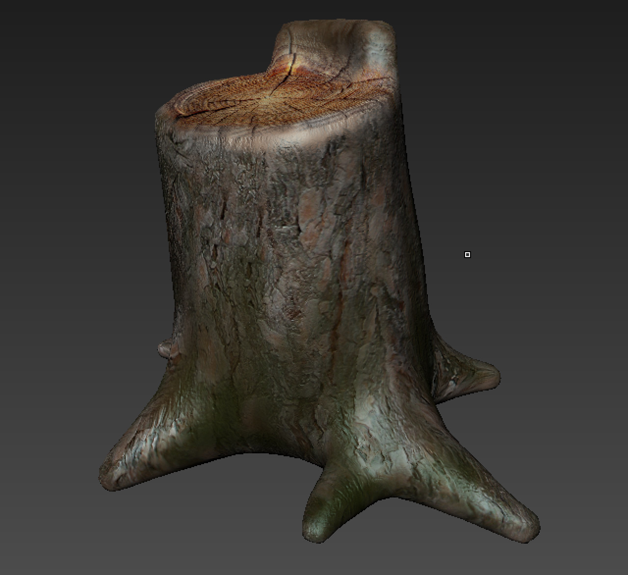 ArtStation - 3D Tree stump