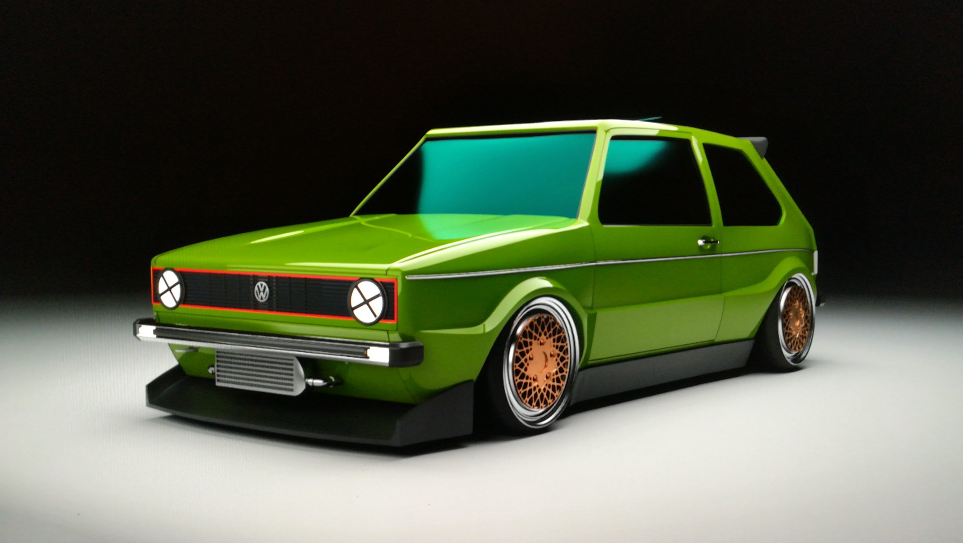 ArtStation - VW Golf MK1