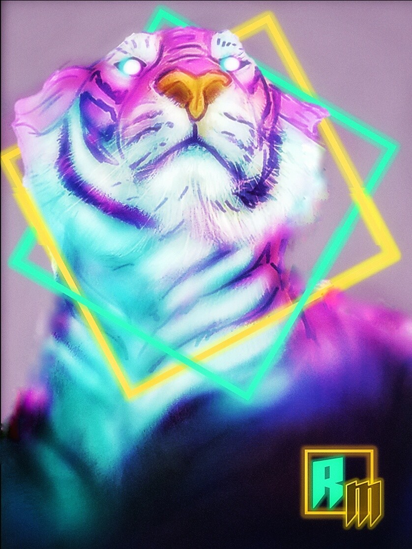 ArtStation - Neon Tiger