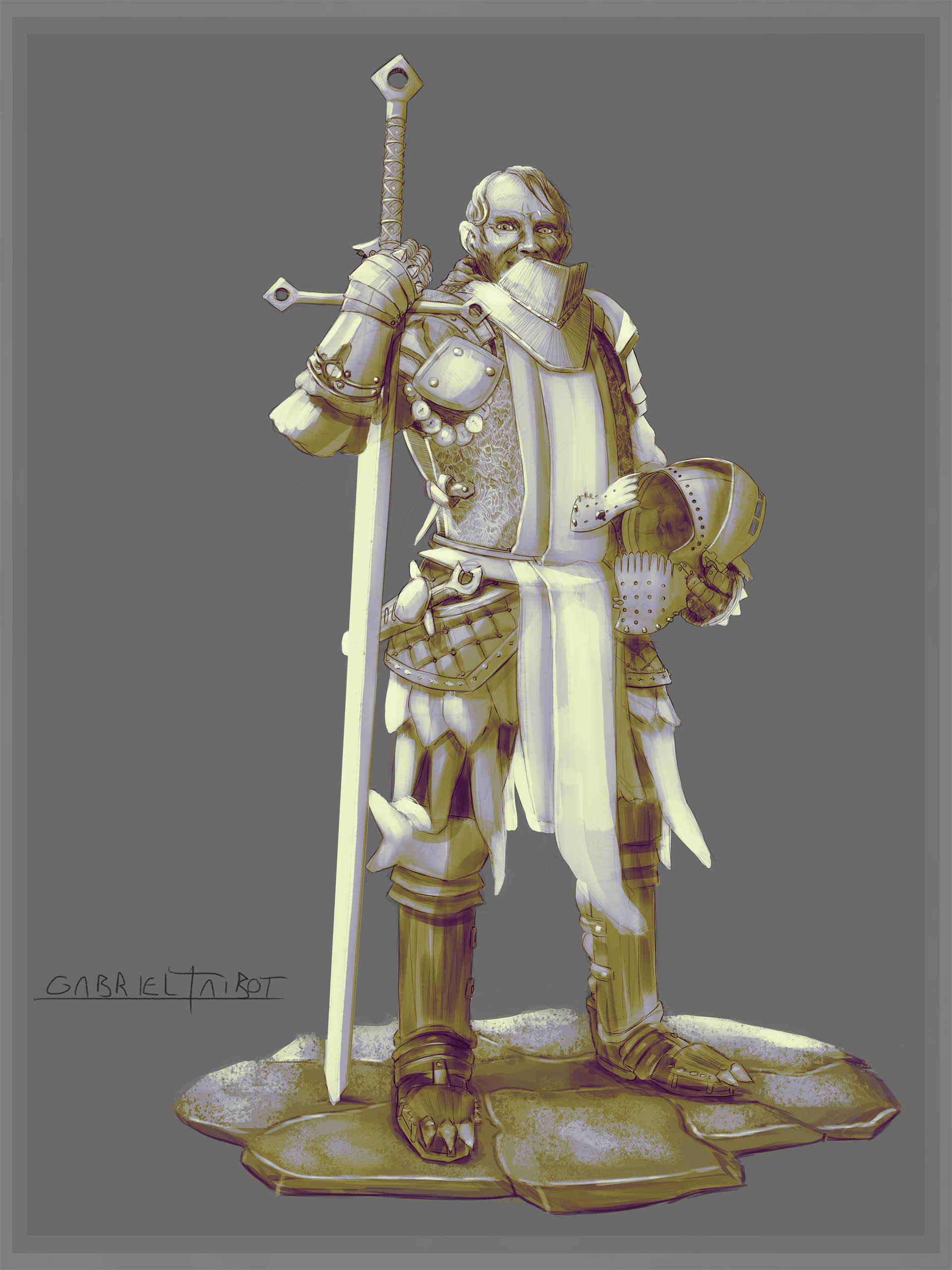 ArtStation - Concept D&D Great Sword Warrior