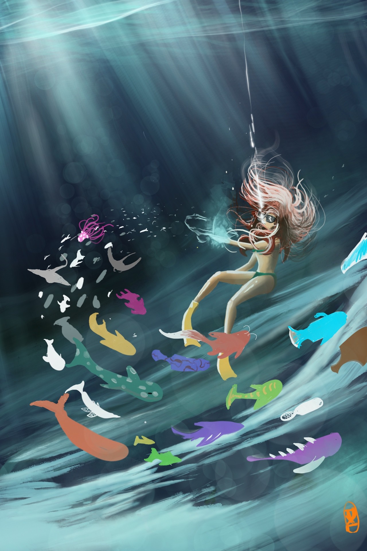 ArtStation - "Beneath the waves"