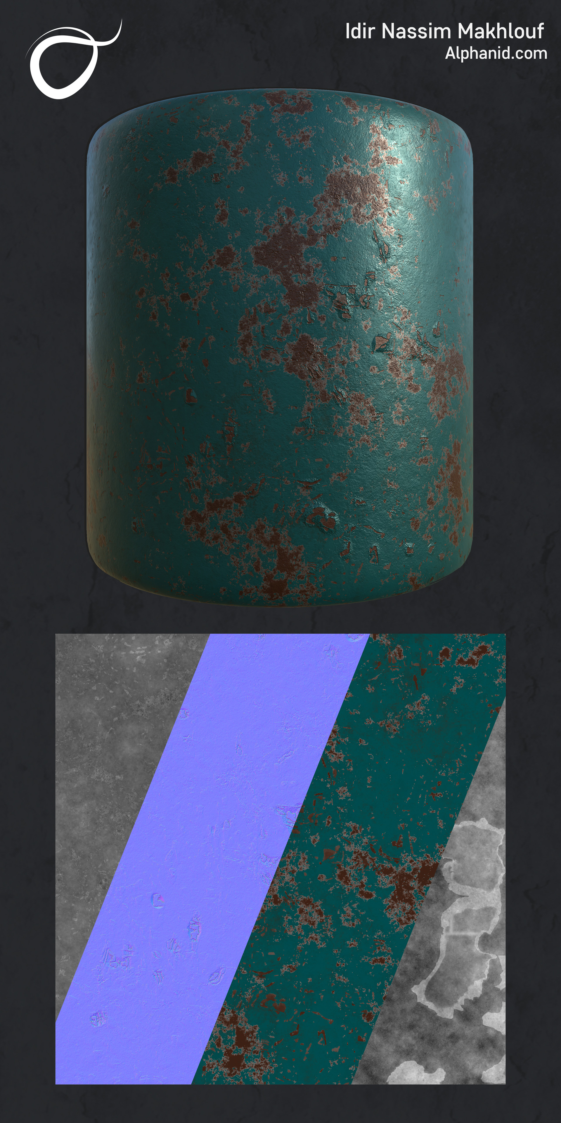 ArtStation - Metal rouillé / Rusty metal