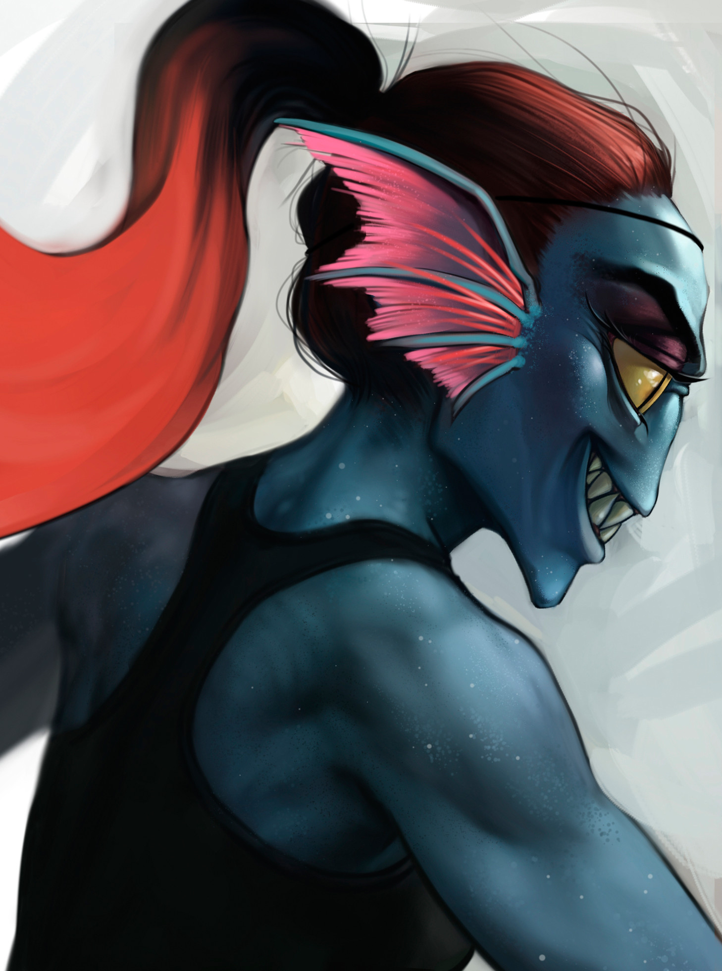 ArtStation - Undyne(Undertale)