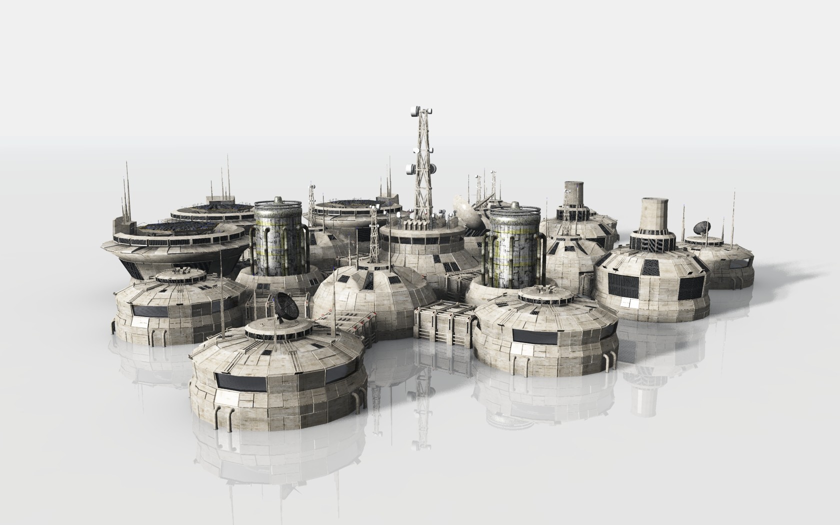 ArtStation - Moonbase Alpha - Modular Moonbase