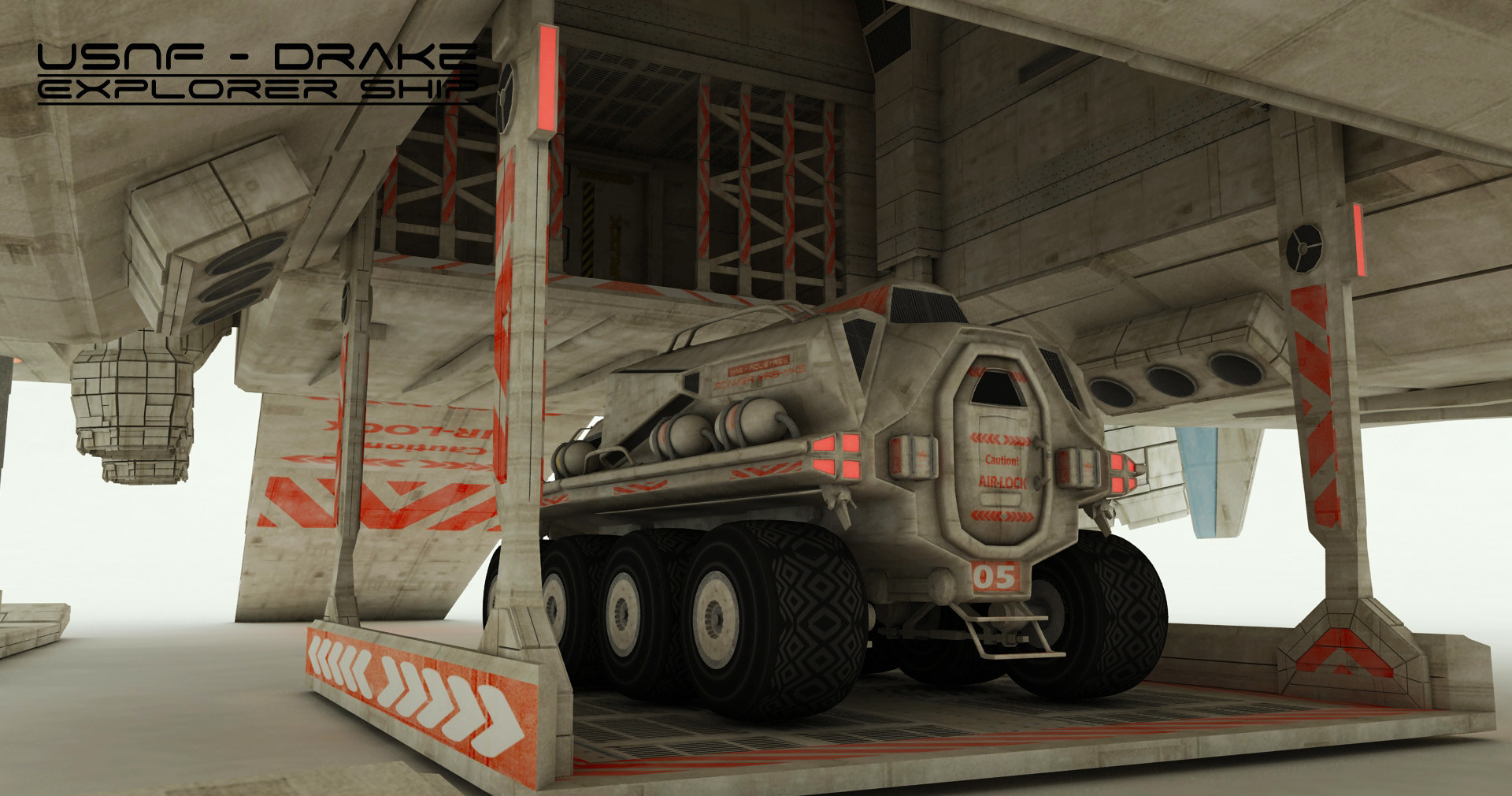 Shaun Williams - CDF Explorer class Space Ship - Drake