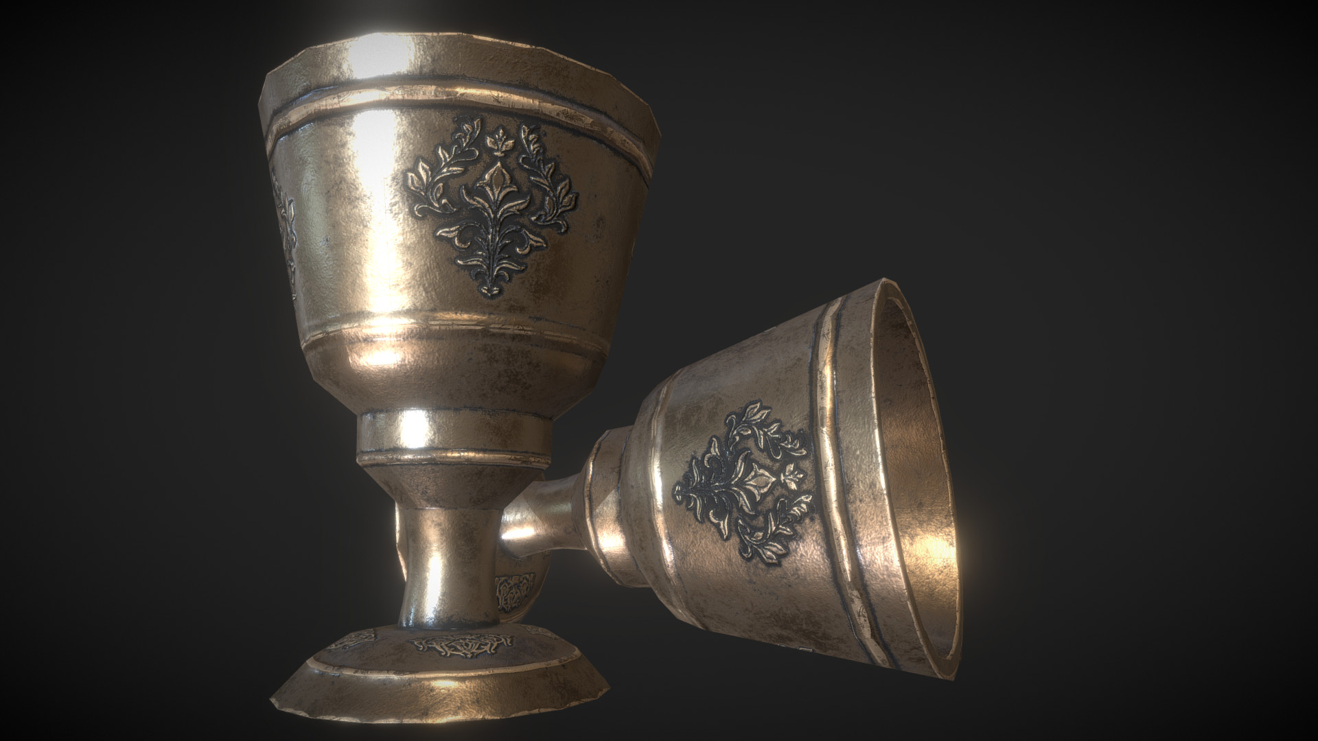 ArtStation - Old Cup (LowPoly)