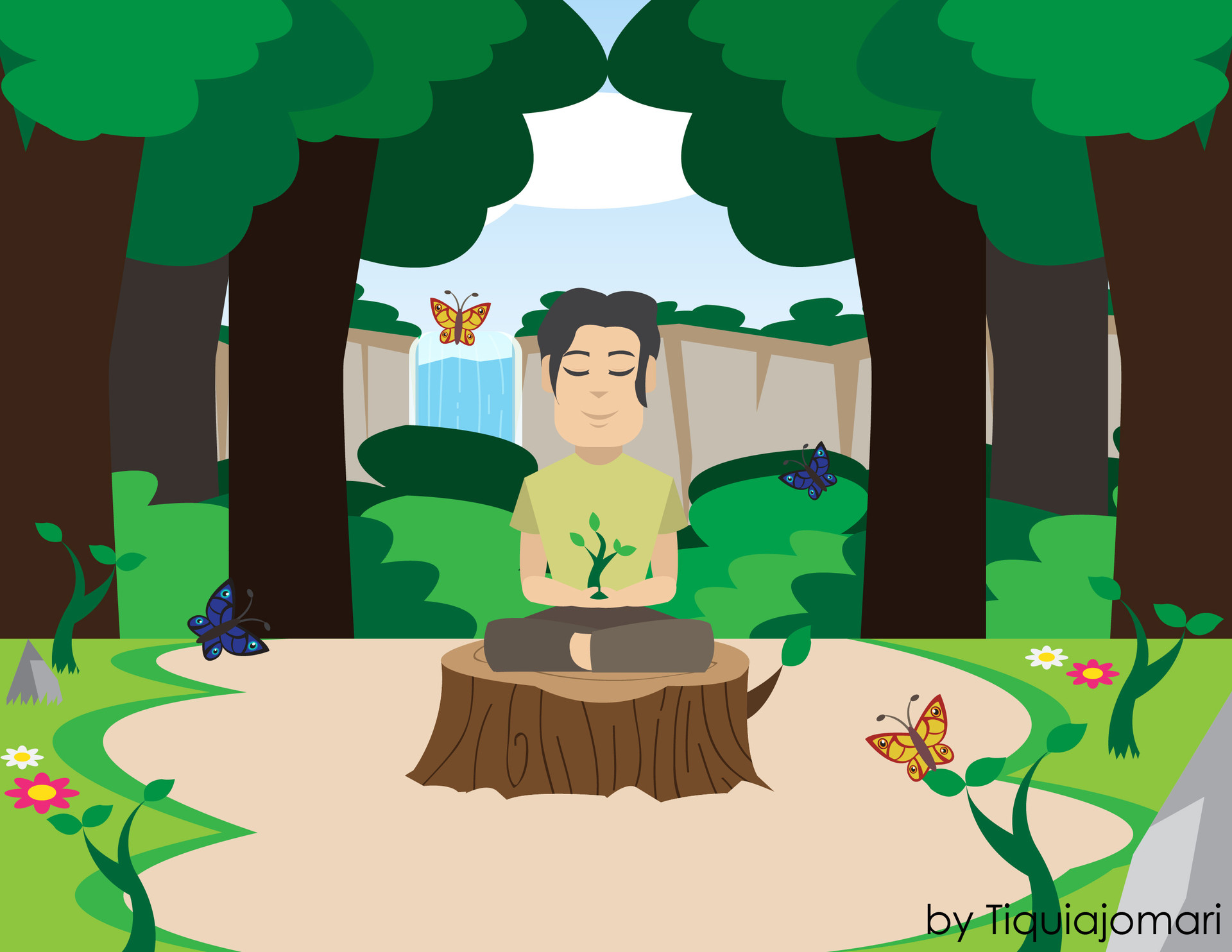 ArtStation - One with Nature (2017)