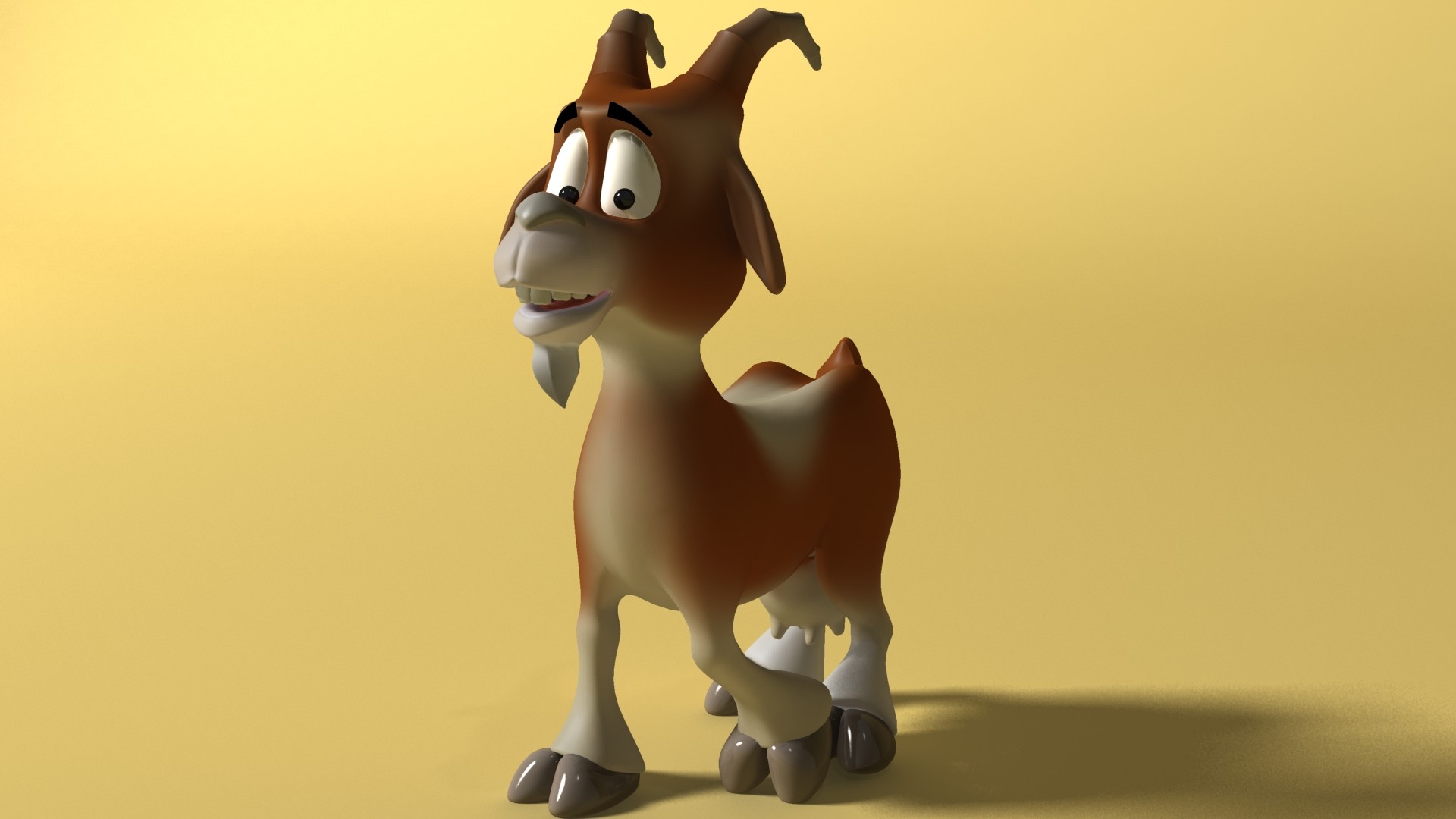 ArtStation - Cartoon Goat