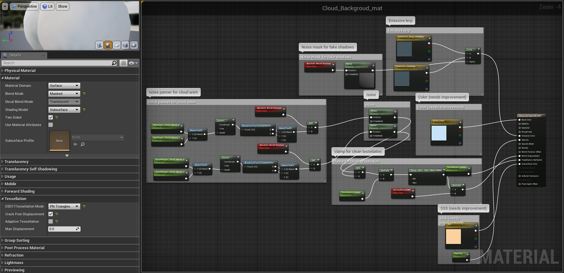 Hugo Chenin - Realtime Clouds Shader