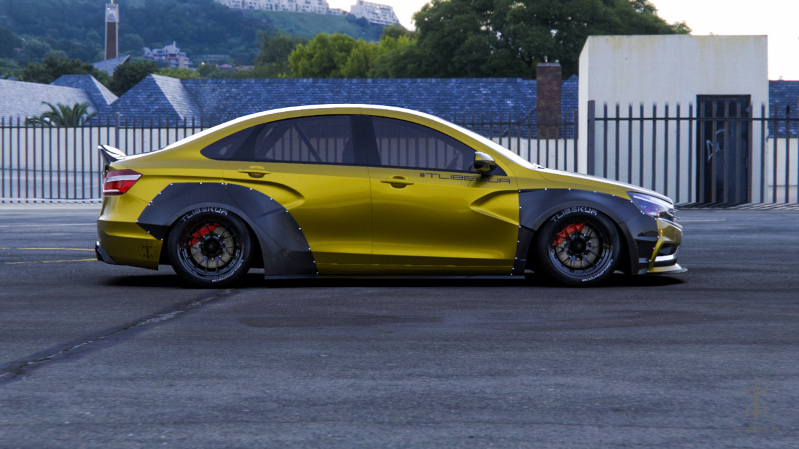Kasim Tlibekua - Lada Vesta Widebody kit 2.0