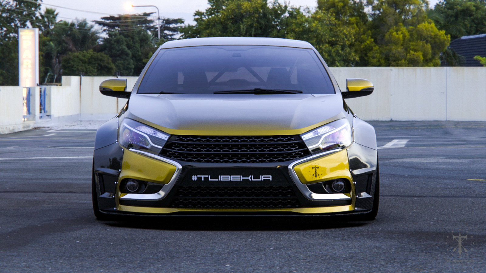 Kasim Tlibekua - Lada Vesta Widebody kit 2.0