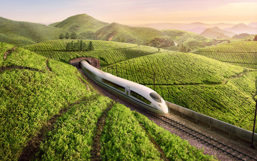 ArtStation - High Speed Train