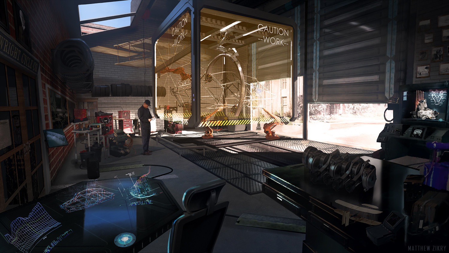 ArtStation - Wright Mechanic Shop