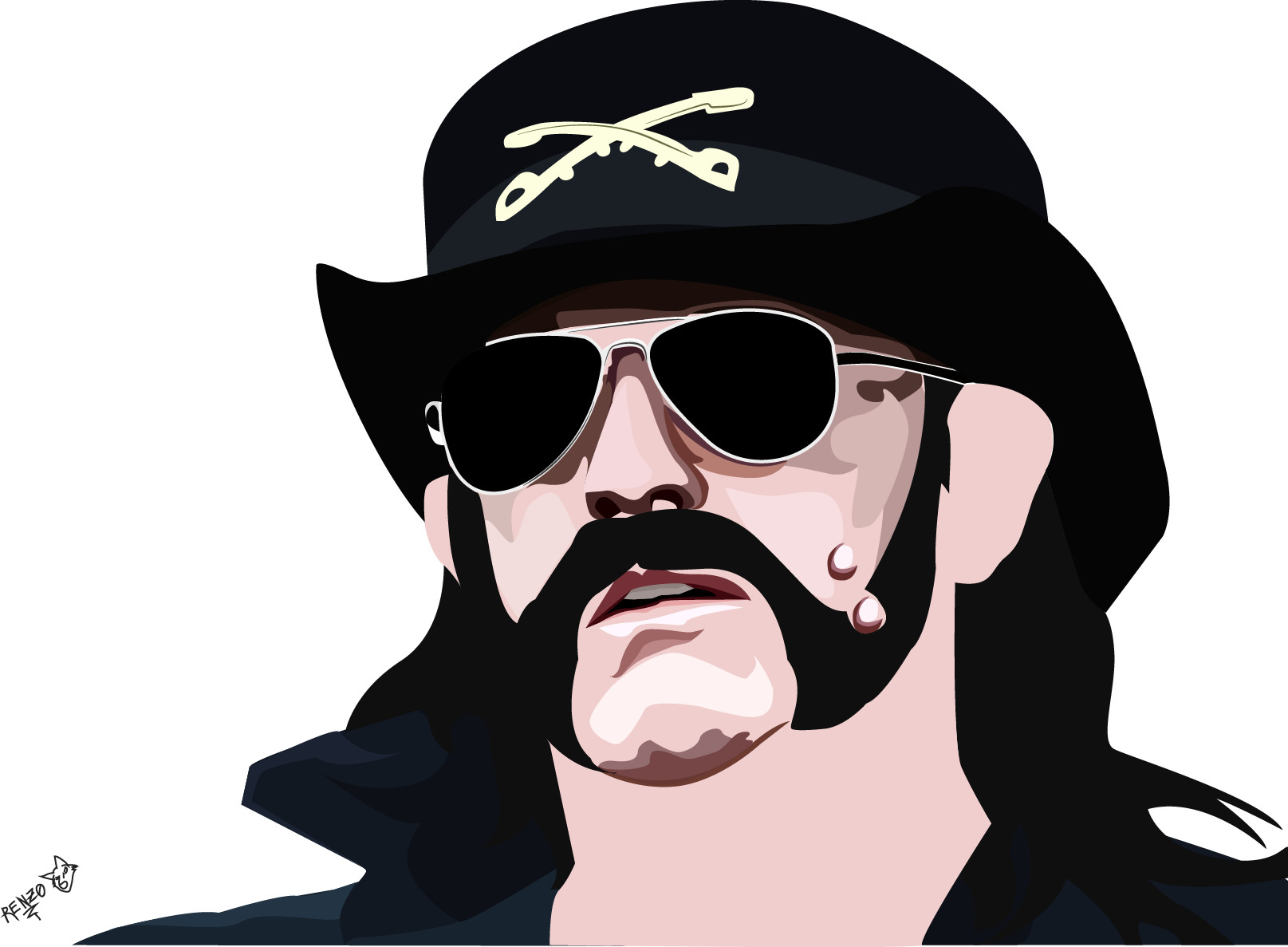 ArtStation - Lemmy Kilmister -Vectors-, Gustavo Gonzalez Escoto