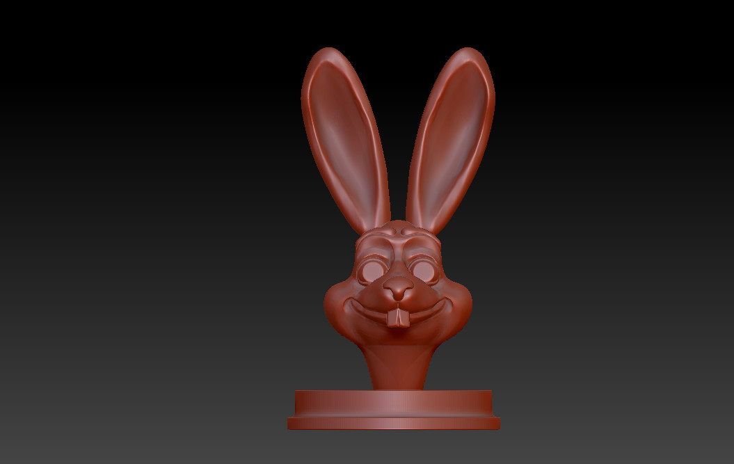 ArtStation - rabbitHeadSculpt_A