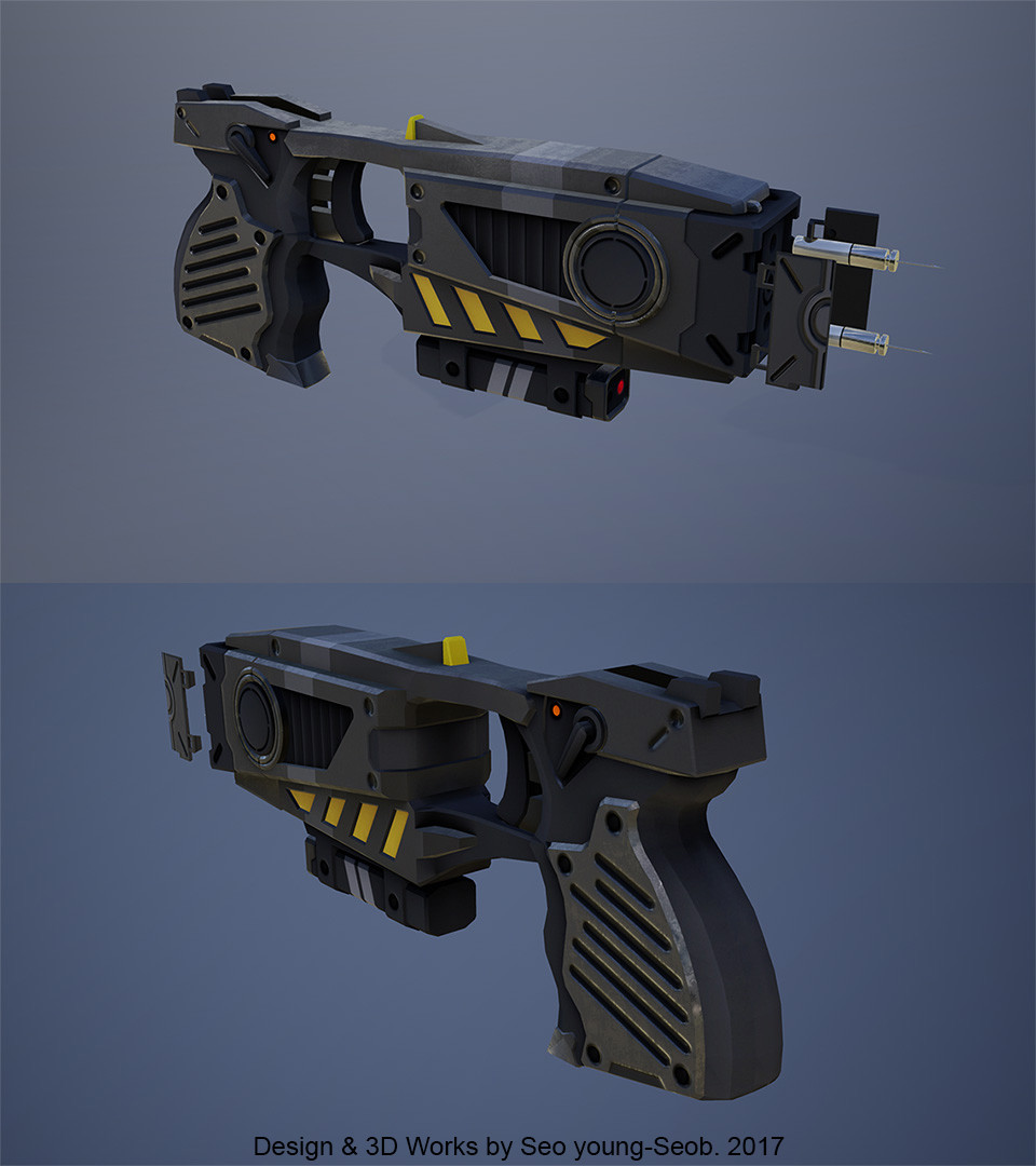 ArtStation - Gun_Tazer