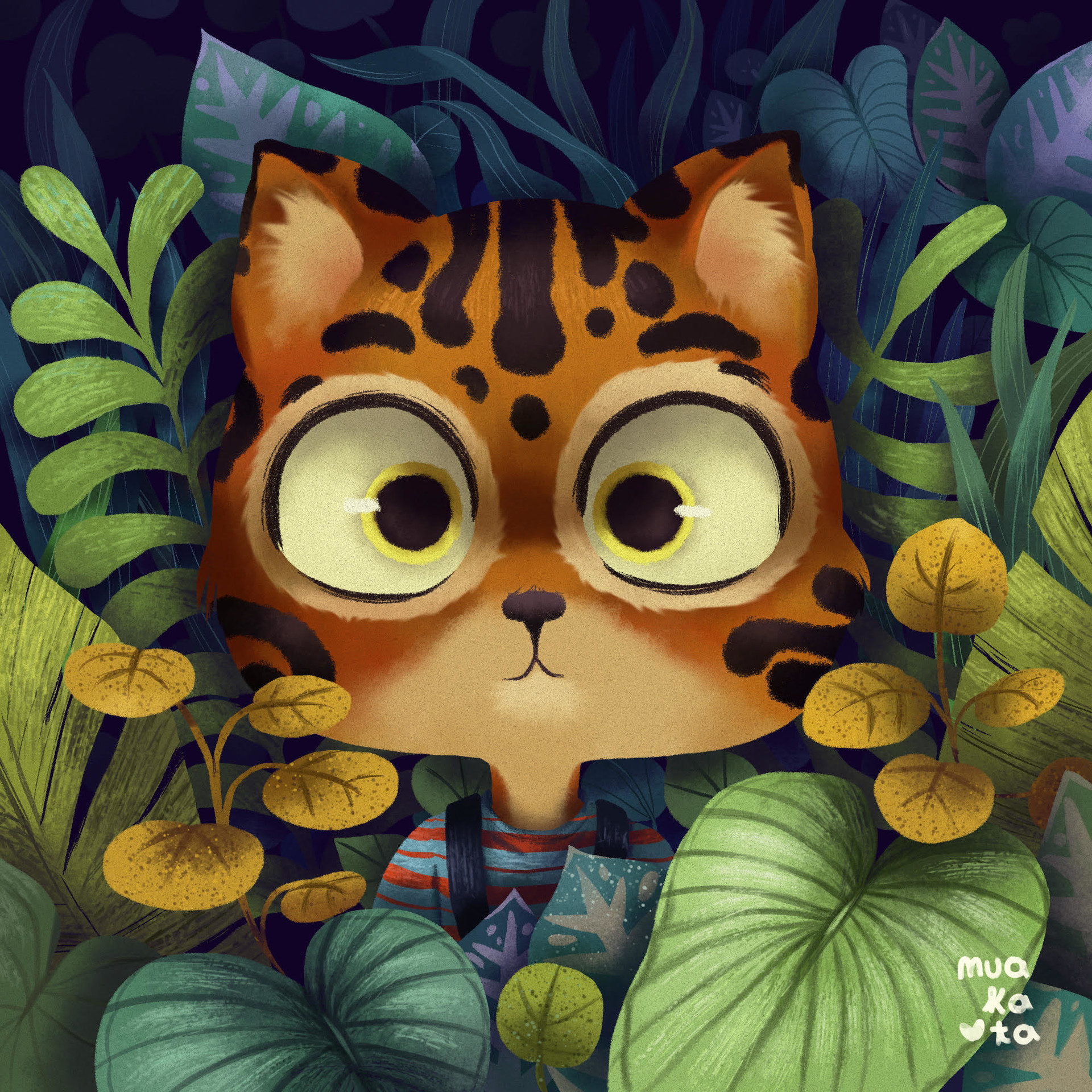 ArtStation - Cat and Plant Combo