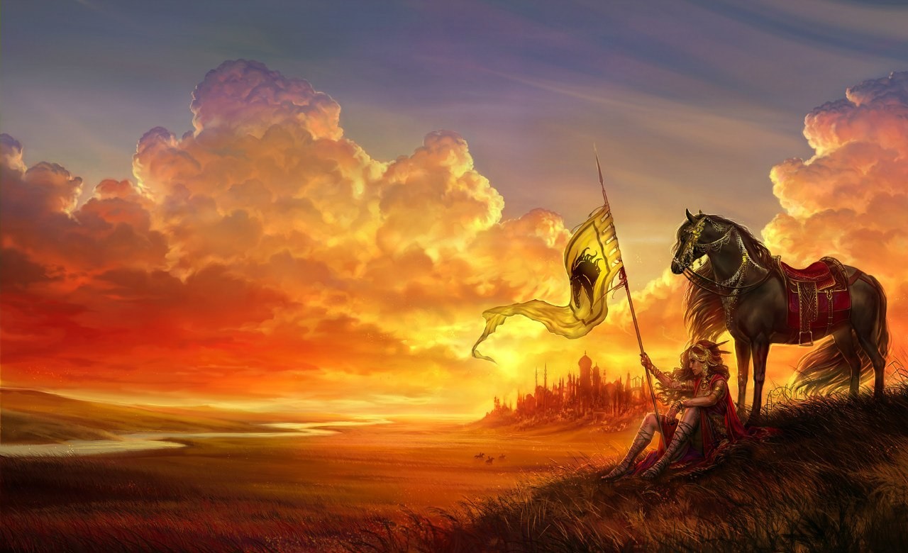 ArtStation - Red Clouds