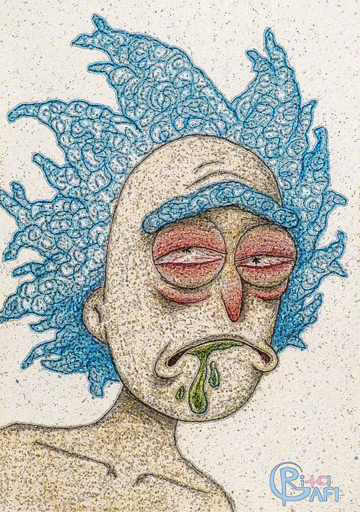 ArtStation - Drunk Rick Sanchez