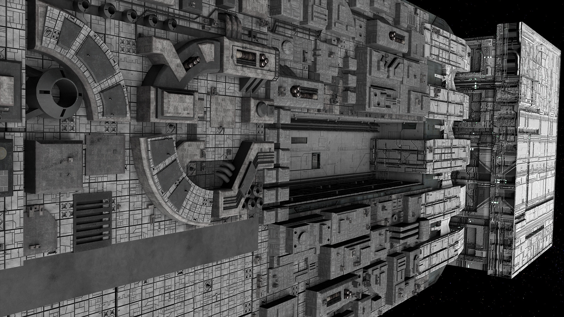 David Simmons VFX - Death Star Surface