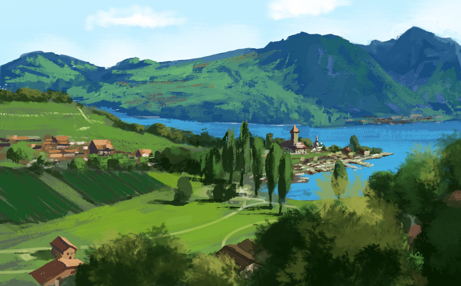 ArtStation - Rough landscape