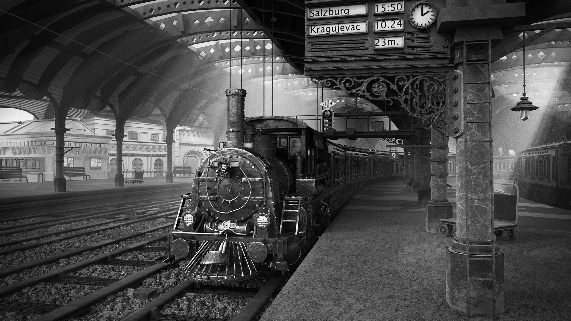 ArtStation - Train Station Environment