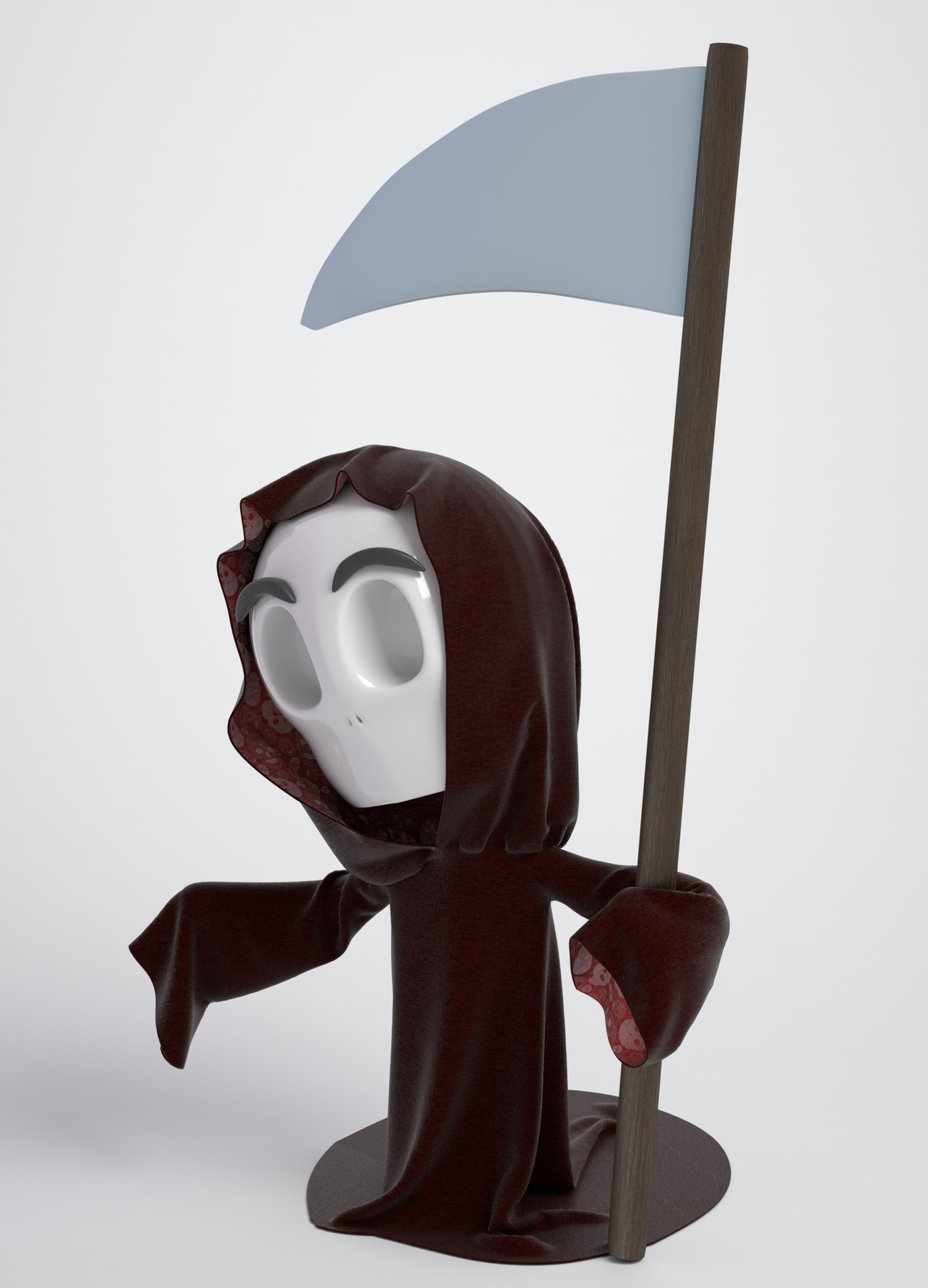 Laura Dori Napolitano - Ted - the friendly skeleton. (Speed creation)