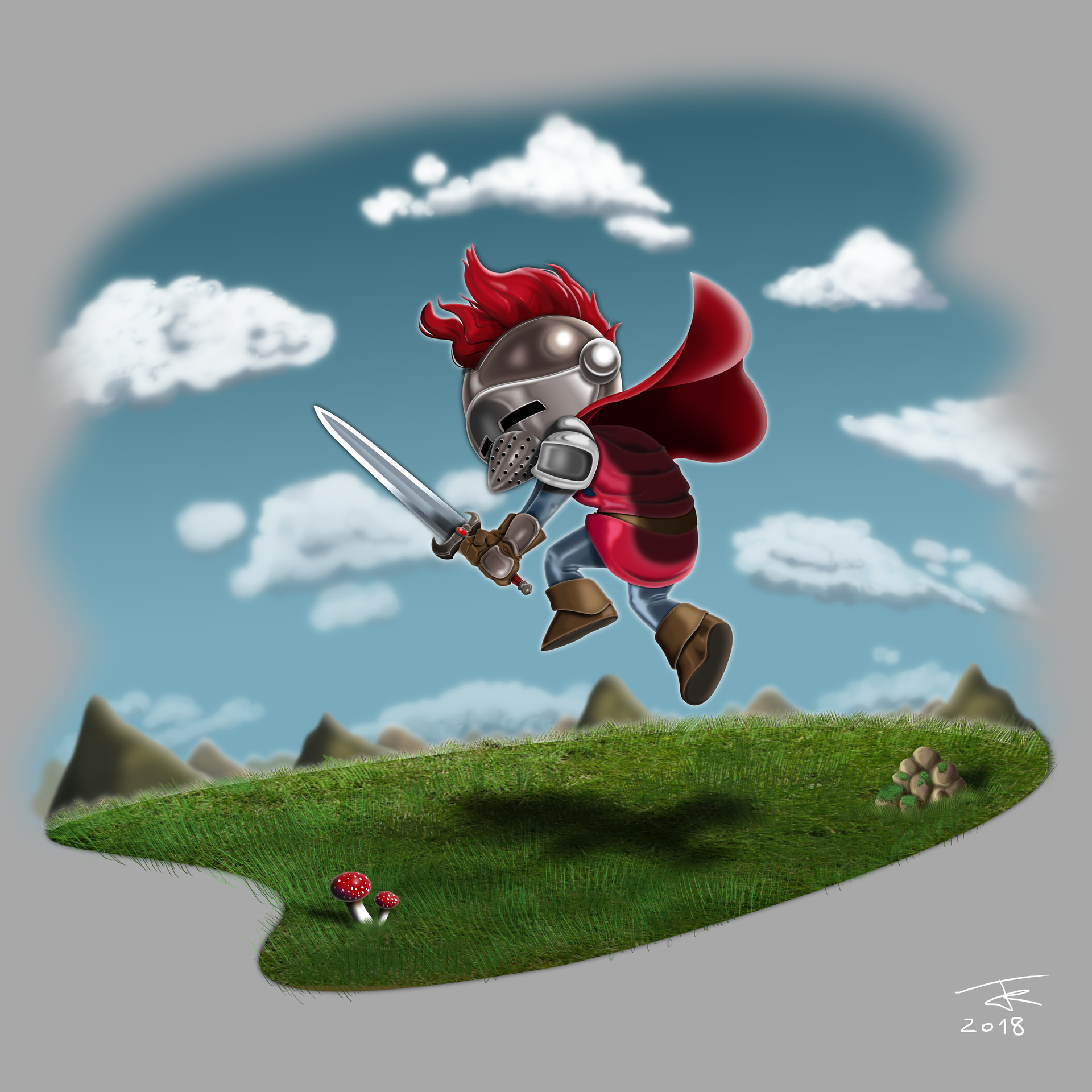 ArtStation - Knight Training