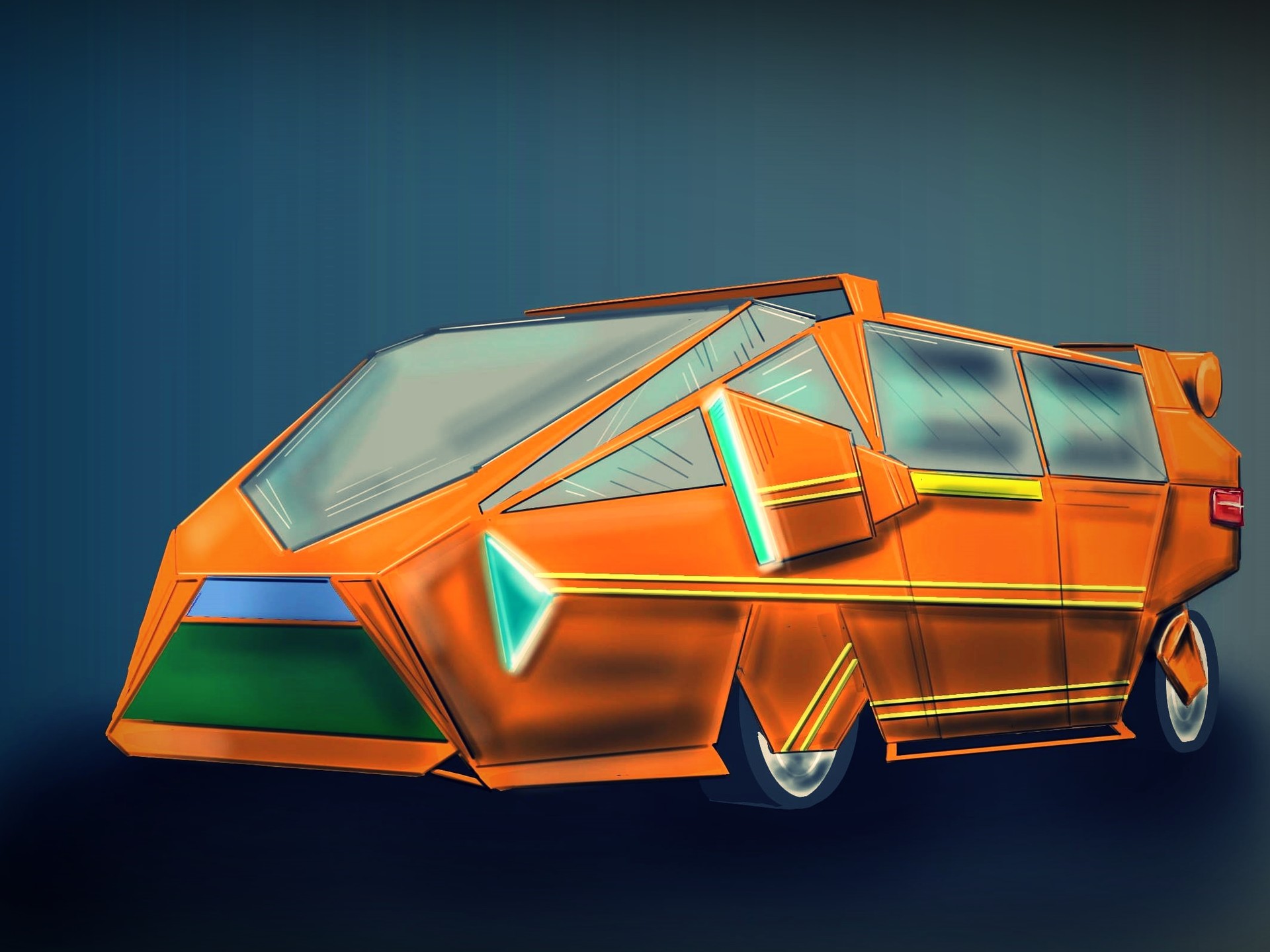 ArtStation - Taxi concept