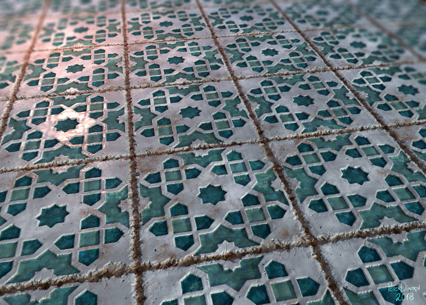 Peter Dimitrov - Green Tiles