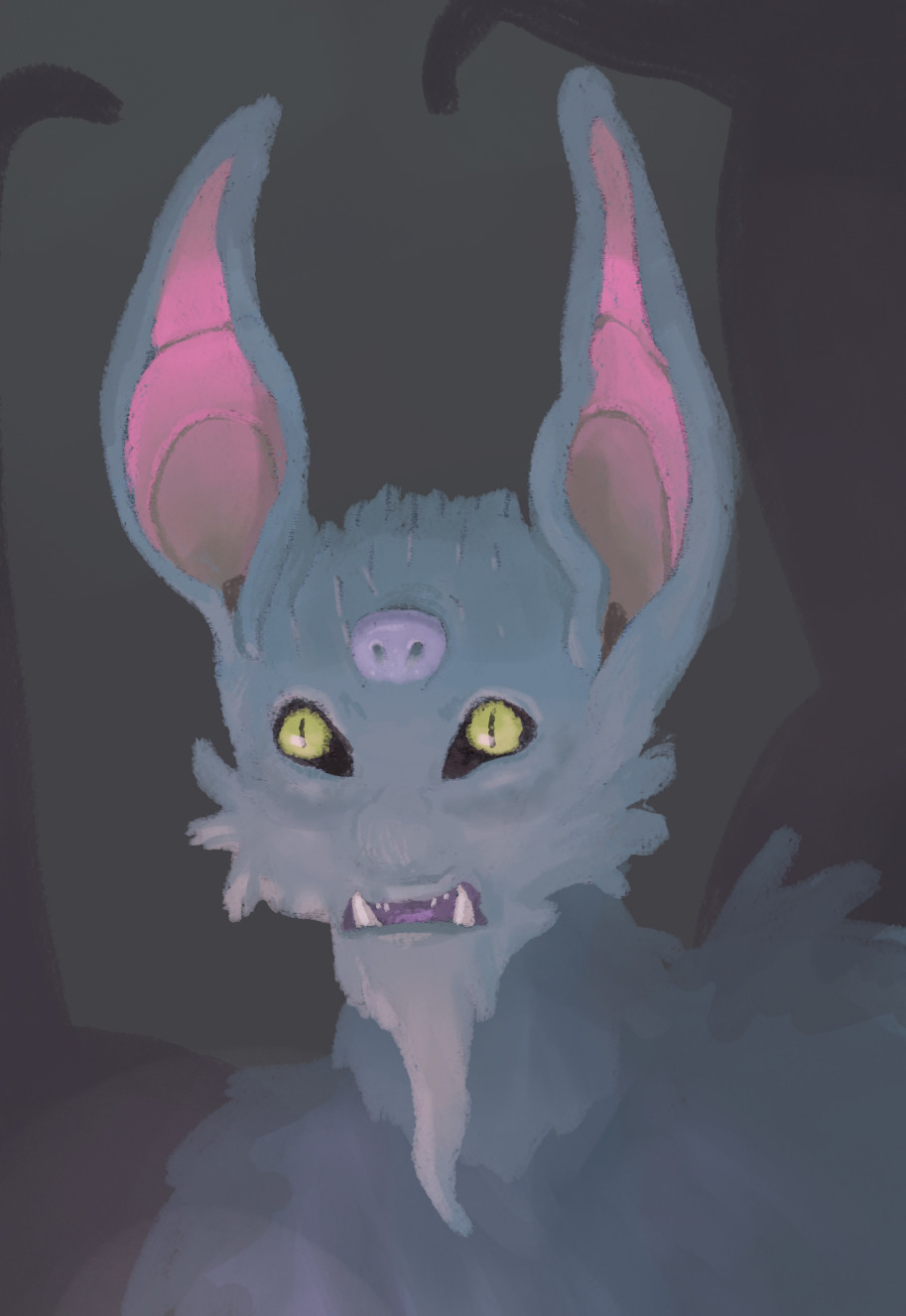 Malin Rozon - Digital Art - Alien Bat